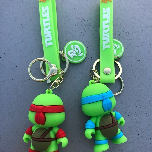 Accessories | New Two Teenage Mutant Ninja Turtle 3d Keychain | Poshmark
